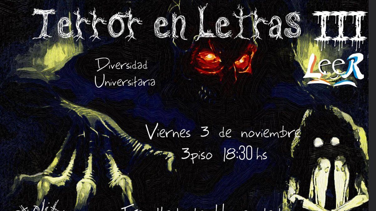 Ciclo artístico “Terror en Letras” | Letras en Red