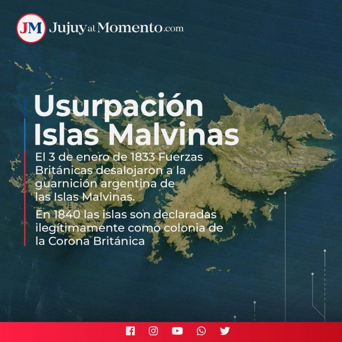 Islas Malvinas Se Cumplen 187 Años De La Usurpación Británica
