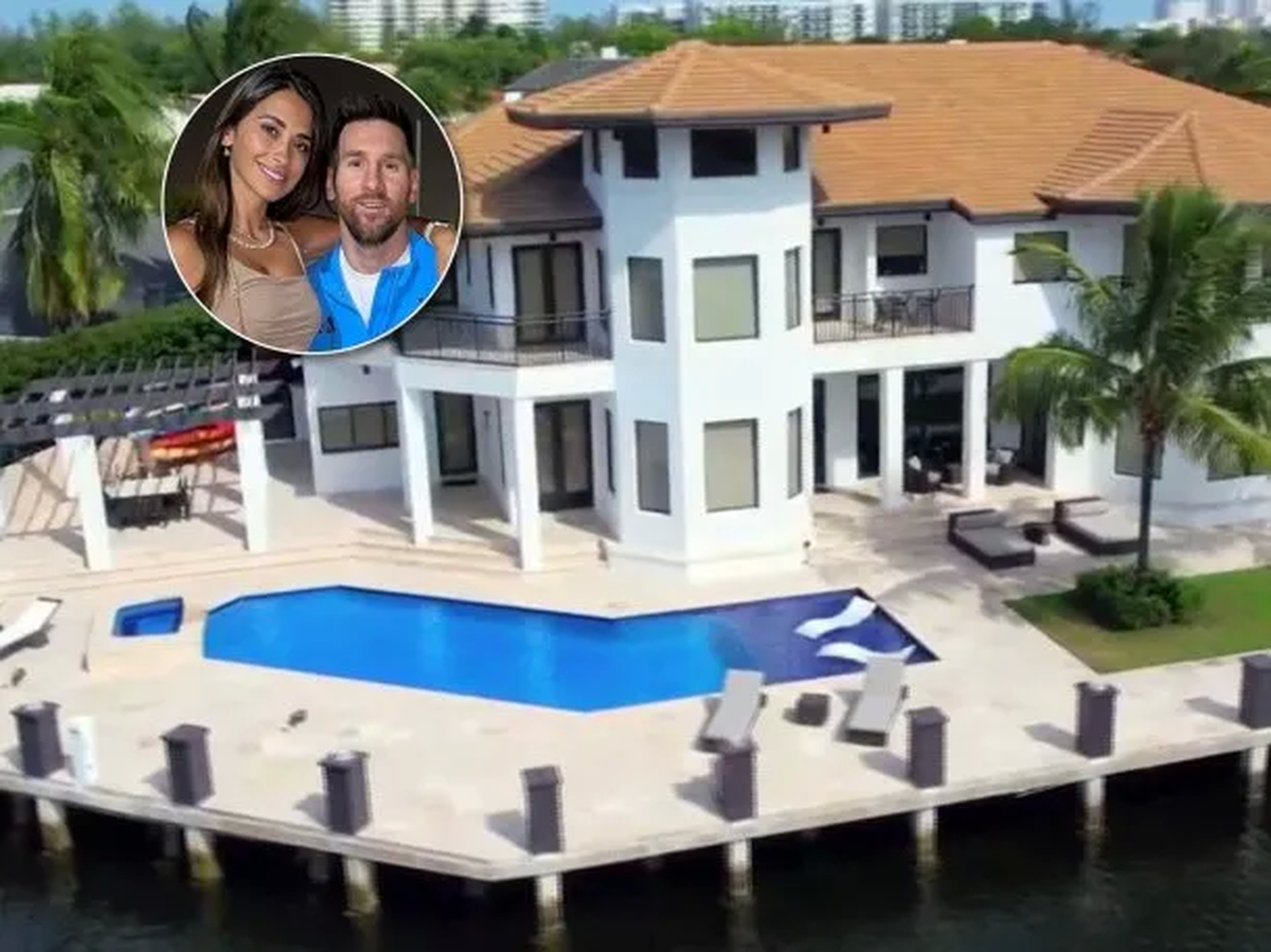 Messi compró una mansión de 10 millones de dólares para vivir en Miami