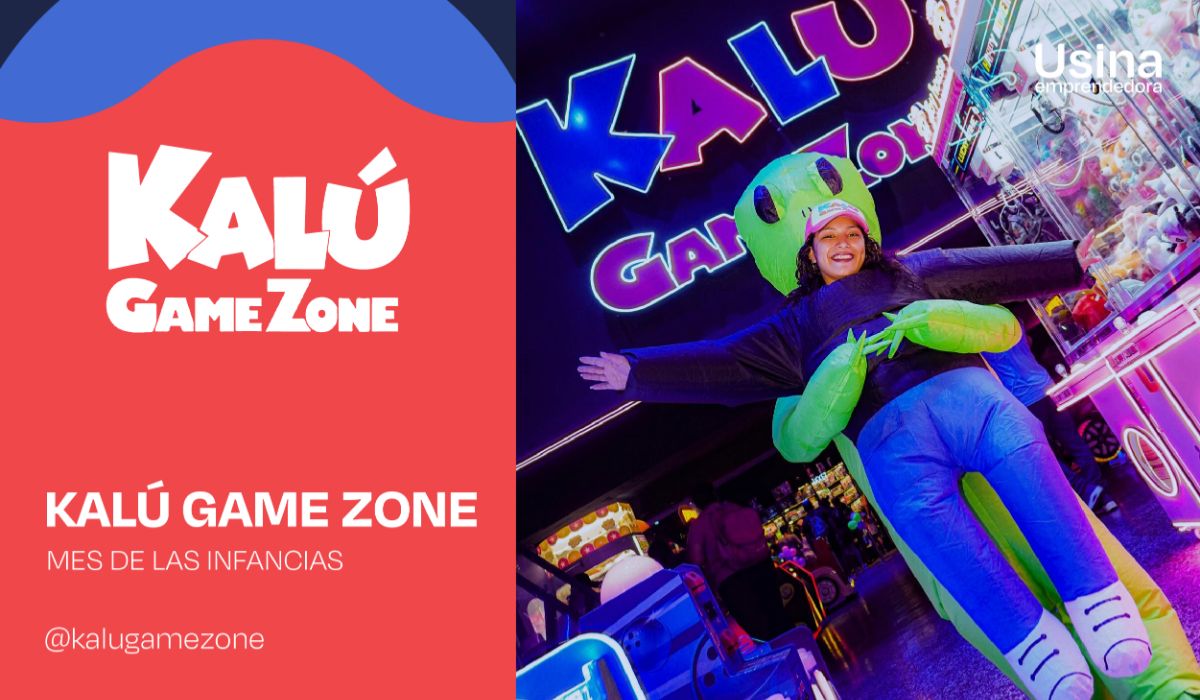 Usina Emprendedora: este Día del Niño la diversión está garantizada en Kalú Game Zone