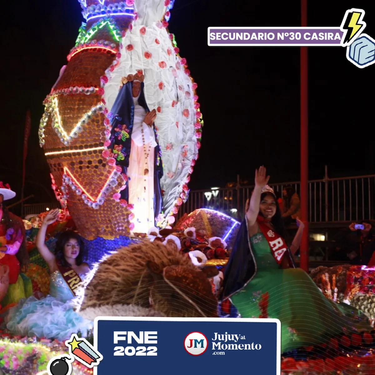 Último día de desfile de carrozas: este es el orden de los colegios