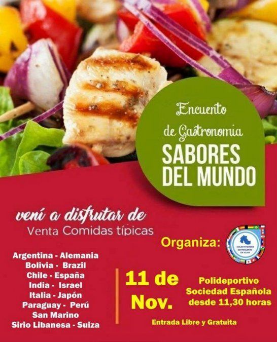 Platos del mundo se podrán disfrutar en Jujuy
