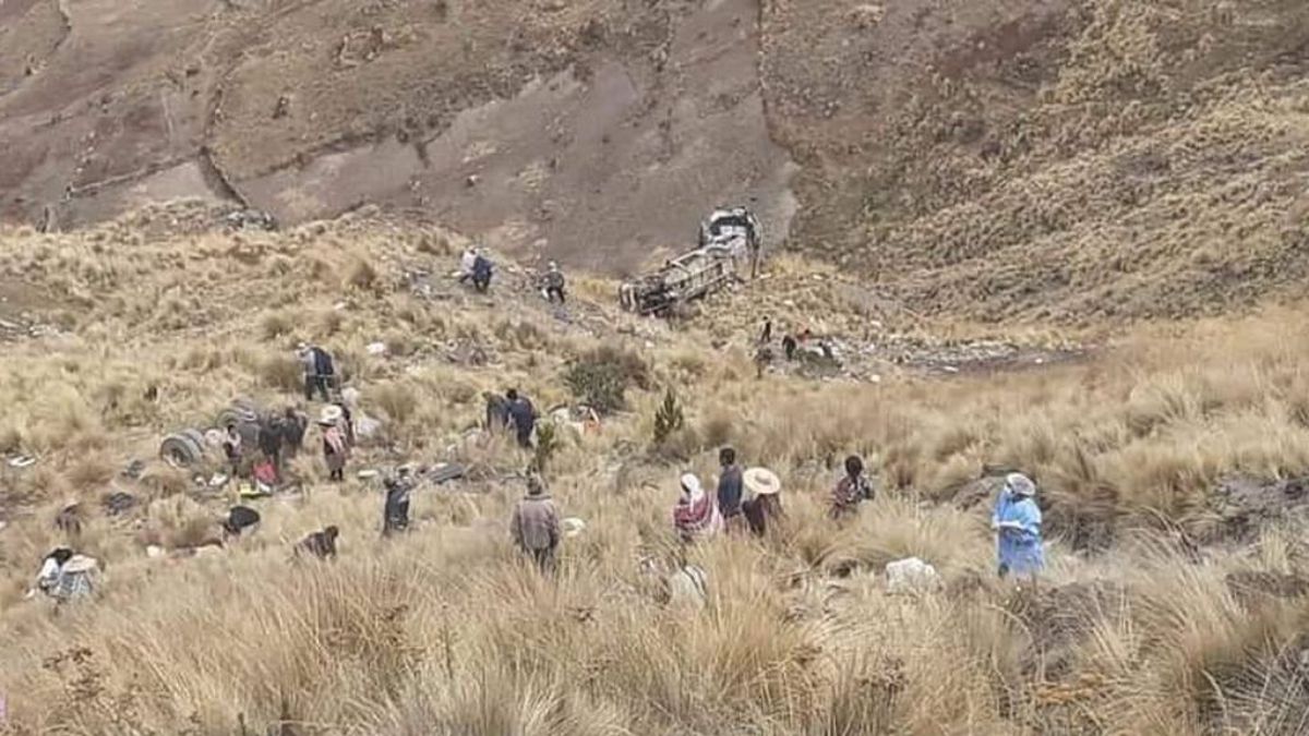 Tragedia en Cochabamba: 23 muertos por la caída de un colectivo a un ...