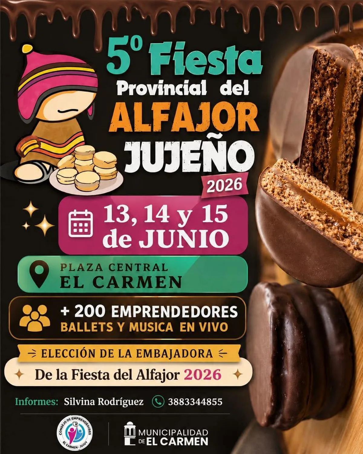 Artistas confirmados para la Fiesta provincial del Alfajor jujeño en El ...