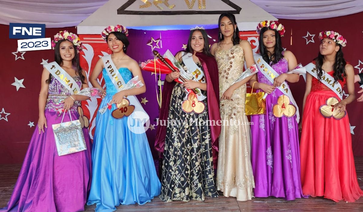 Coronaron a Celeste Vega como nueva representante de Colegio Secundario N°7 de Perico