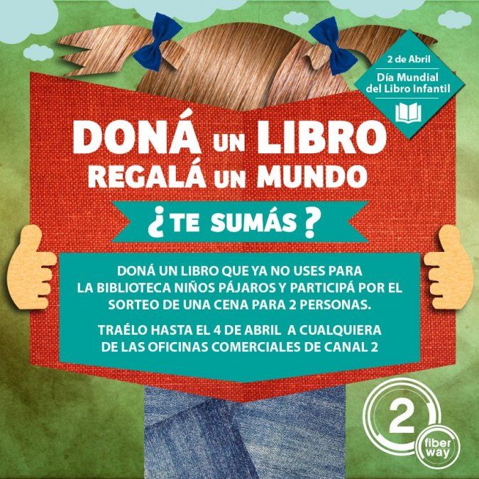 Donar un libro es regalar una oportunidad