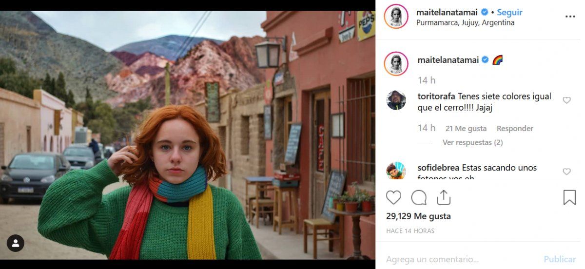 Una actriz de El Marginal de visita en Jujuy