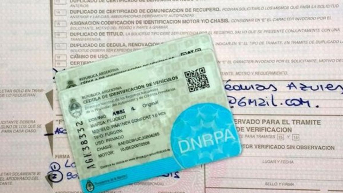 La cédula verde del auto tendrá menos vigencia: vencerá solo en 1 año