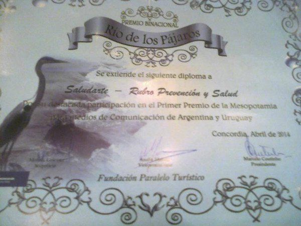 SaluDArte, premiado como mejor programa de Prevención y Salud
