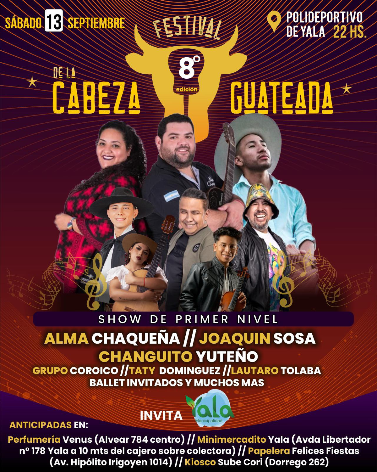 Llega una nueva edición del Festival de la Cabeza Guateada en Yala