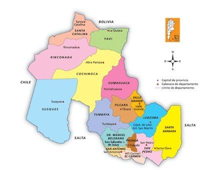 Cómo se conformó el mapa político de Jujuy