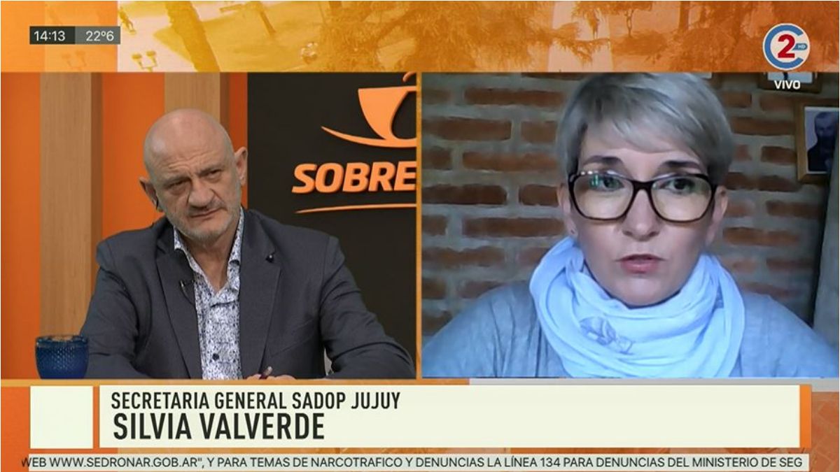 Sobremesa 21-07-20 | Silvia Valverde - Secretaria General SADOP Jujuy