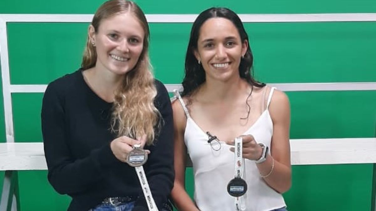 Emilia Batalla y Luciana Rivas, grandes promesas del atletismo jujeño