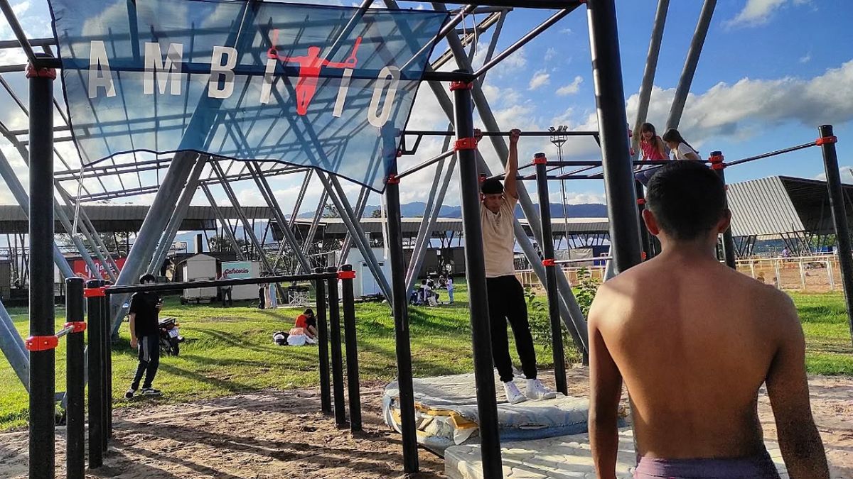 Más deporte al aire libre, inauguraron parque de calistenia en Ciudad ...