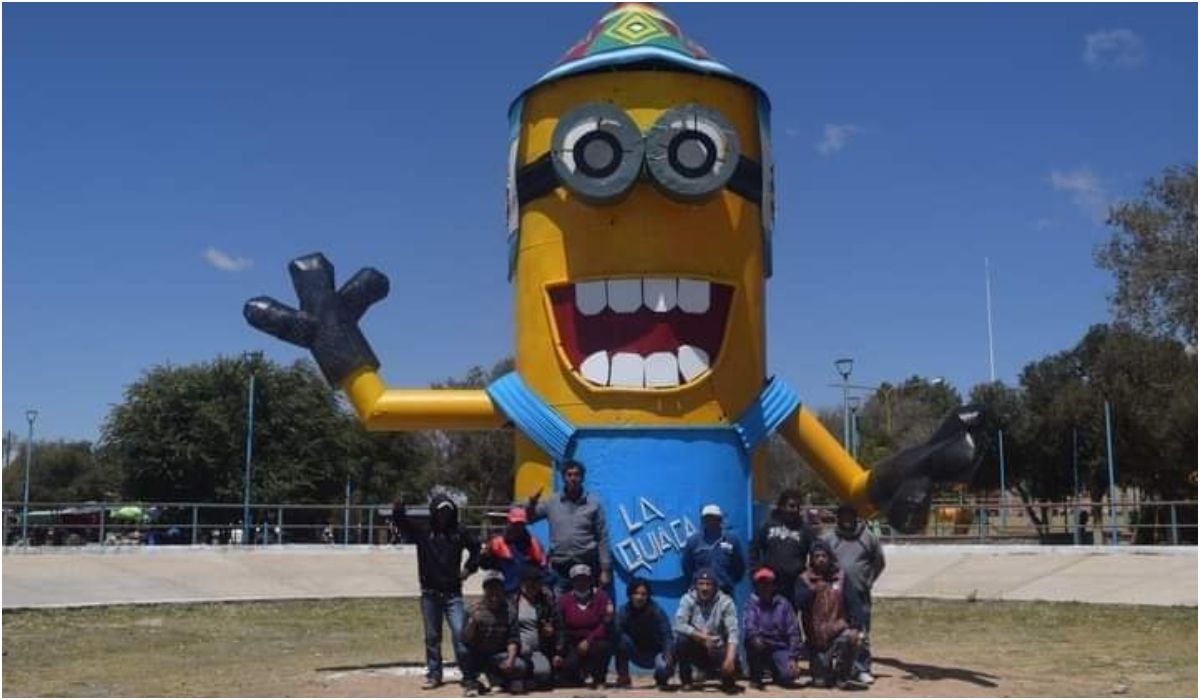 En La Quiaca realizaron un minion gigante