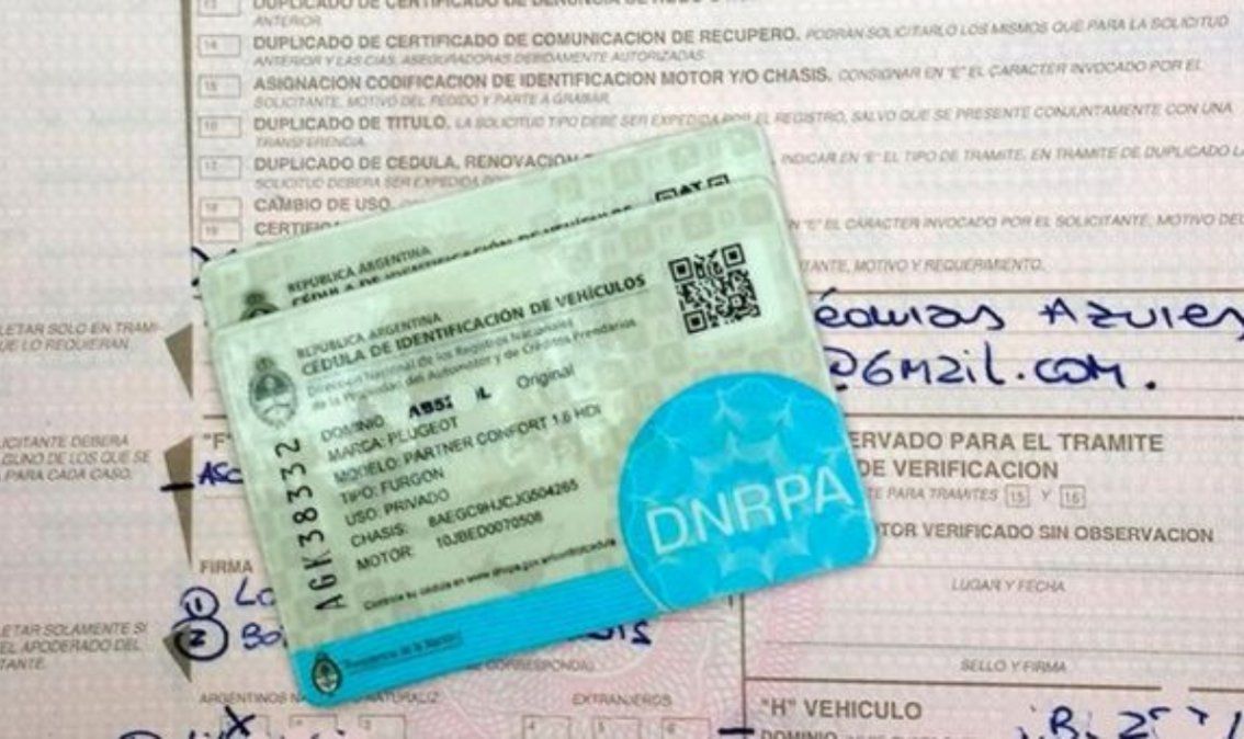 La cédula verde del auto tendrá menos vigencia: vencerá solo en 1 año