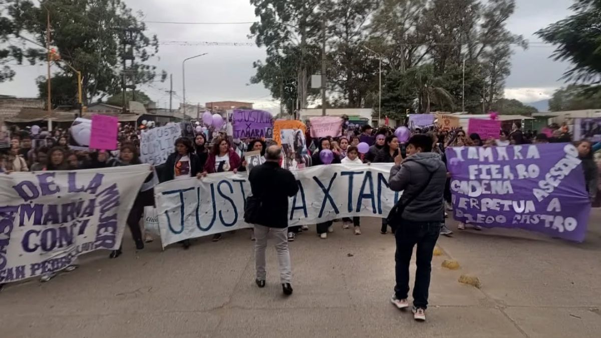 En medio de un fuerte operativo policial, se realizó otra marcha por ...