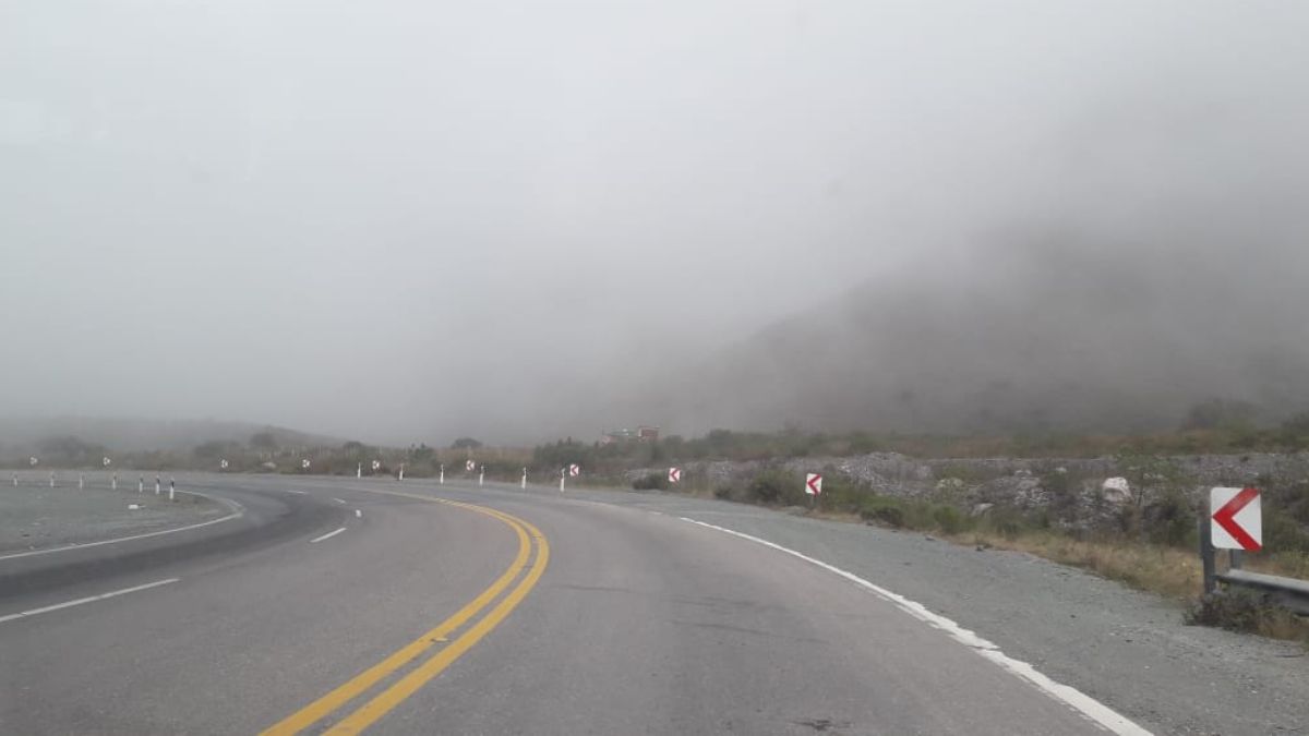 Neblina en Bárcena y Volcán, el resto de las Rutas están transitables