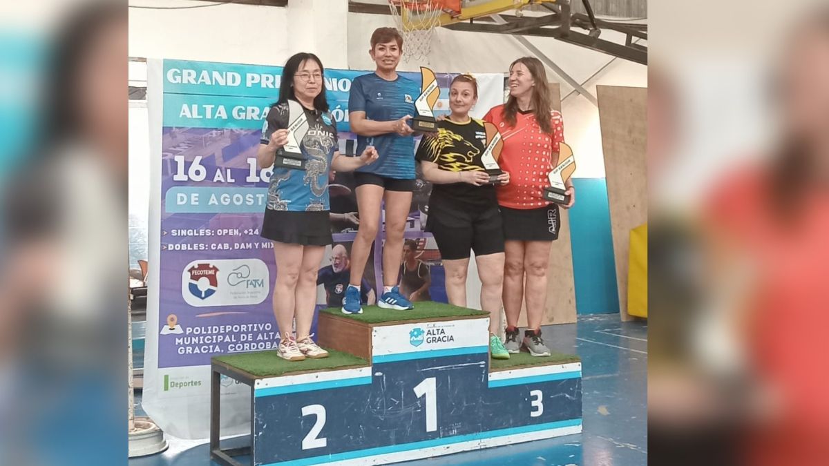 Sofía Rocha, campeona +50 y doble mixto en el Gran Prix Senior de Alta ...