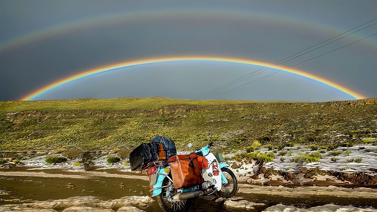 Nieve y doble arcoíris en Jujuy, las impactantes postales captadas por ...