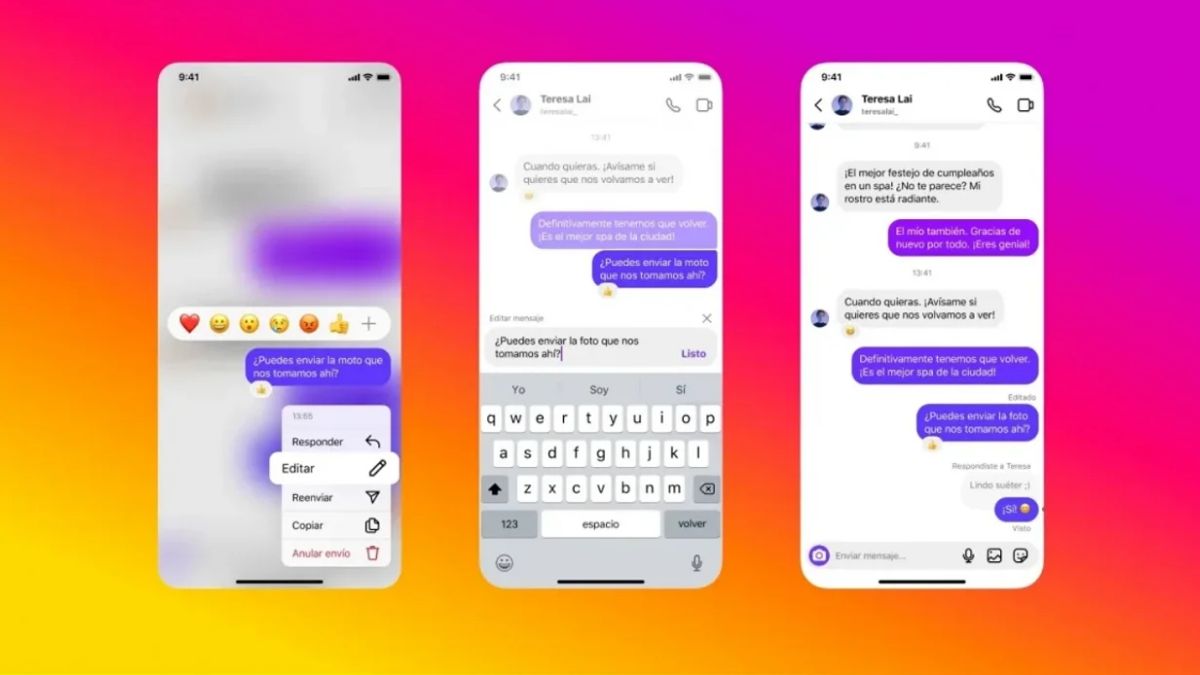 Los mensajes de Instagram mejoran con nuevas funciones inspiradas en ...