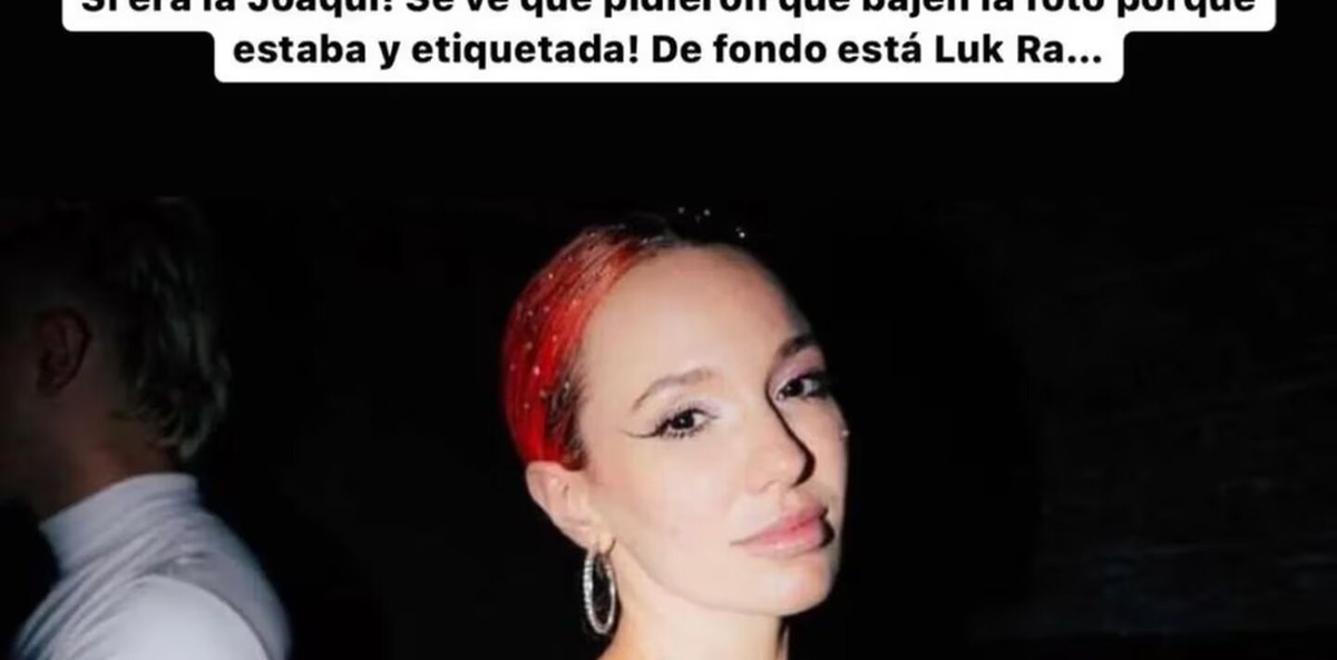 La Joaqui habló como nunca de su nuevo noviazgo con Luck Ra