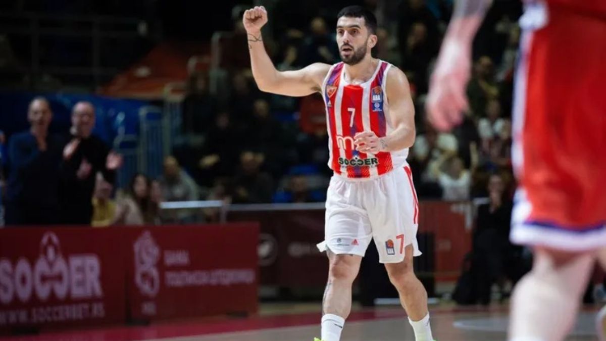 Facundo Campazzo debutó en Estrella Roja de Belgrado