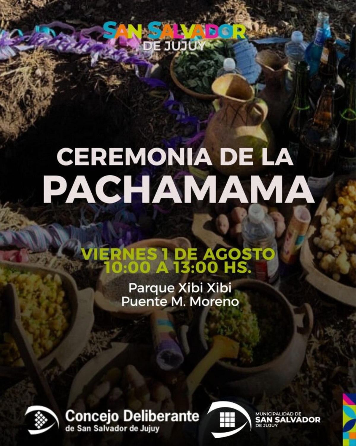 Honrarán a la Pachamama con una ceremonia en el Parque Xibi Xibi