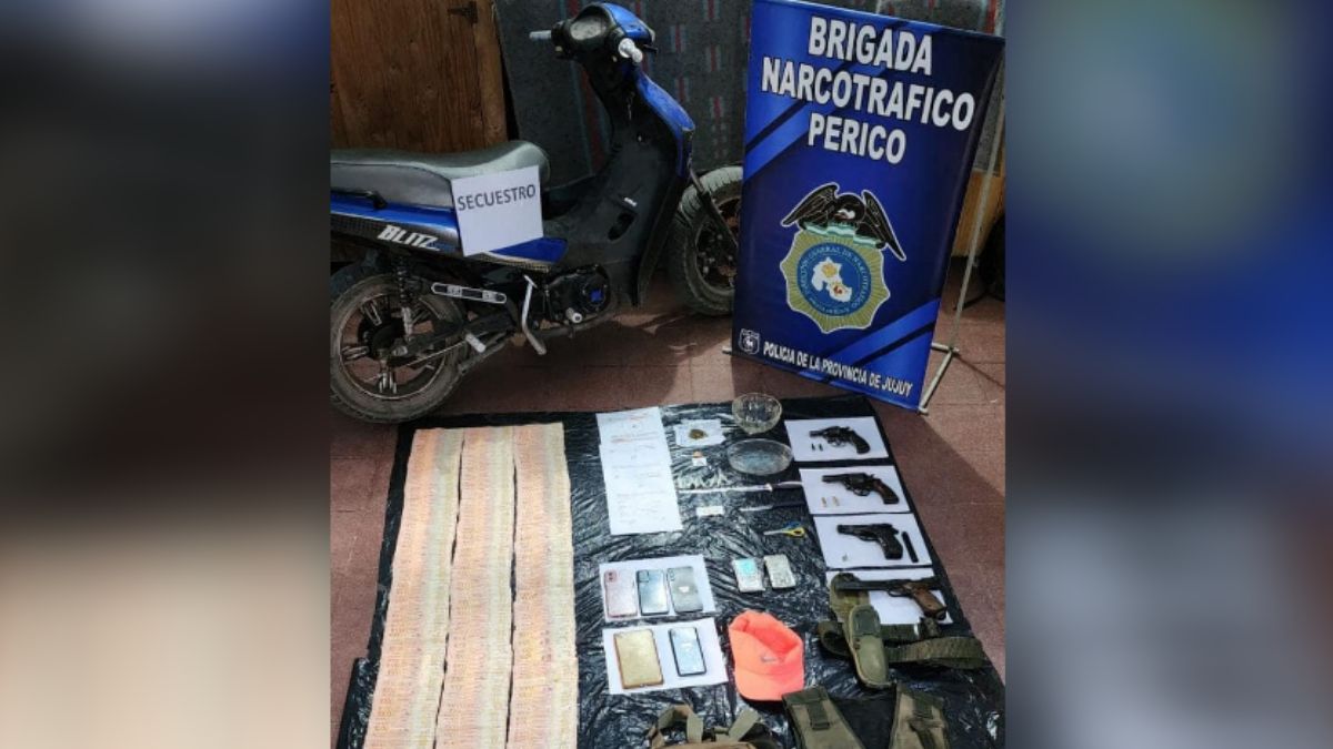 Detuvieron a un delivery de droga en Perico