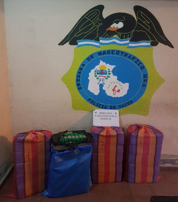 Secuestraron 100 kg de hojas de coca en Perico