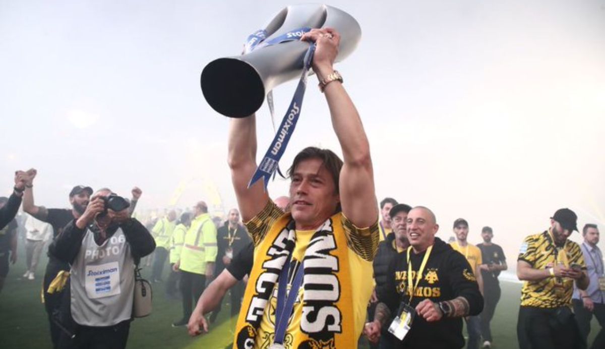 AEK Atenas de Matías Almeyda se consagró campeón de la Superliga de Grecia