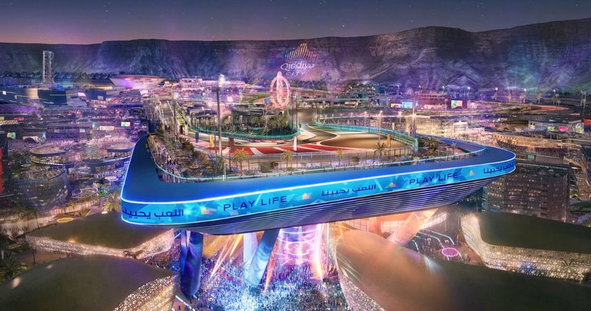 Una locura: así será el circuito de Qiddiya para recibir a la Fórmula 1