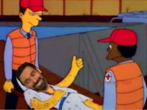 Casi se mata: los memes de la caída del Pocho Lavezzi