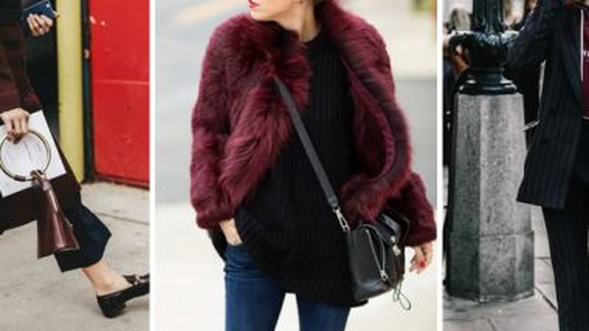 Cómo combinar el color burdeos