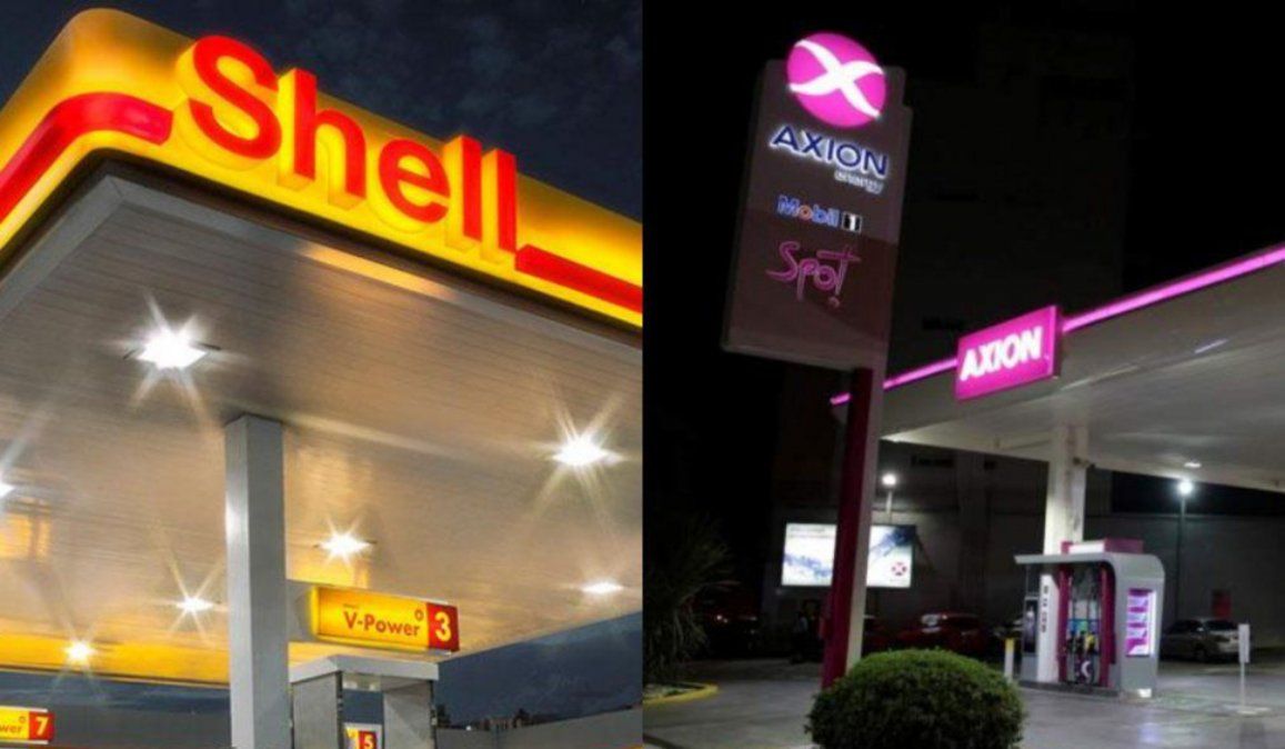 Shell y Axion también subieron el precio de sus combustibles