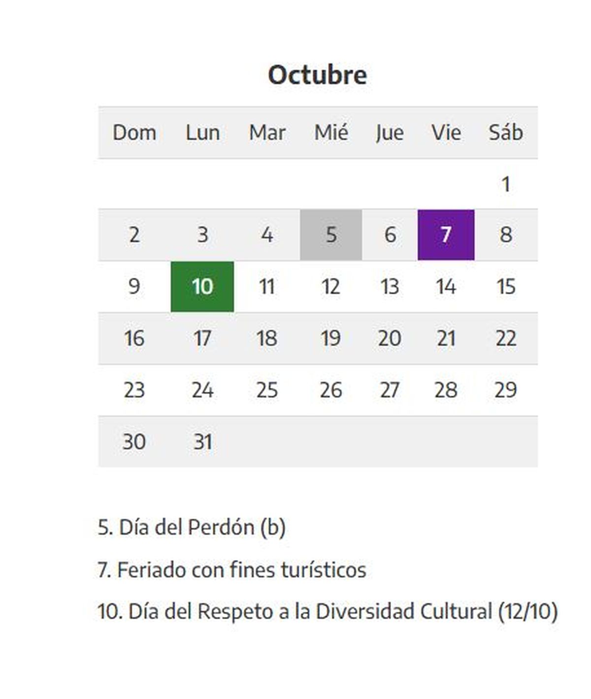 Octubre llega con un fin de semana XXL en los primeros días: de qué se ...