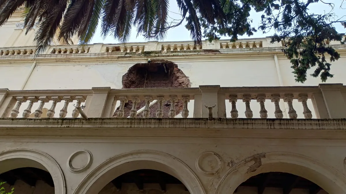 Desmoronamiento en la Catedral: continúan los trabajos de diagnóstico